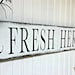 Fresh Herbs Sign Herb Sign Garden Sign Farmhouse Sign - Etsy