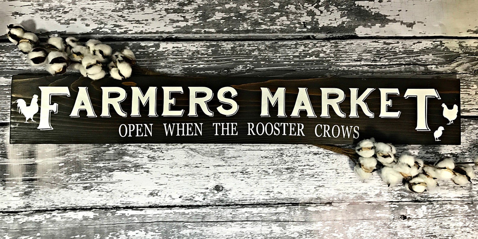 Farmers Market Sign Rustic Farm Sign Reclaimed Wood | Etsy