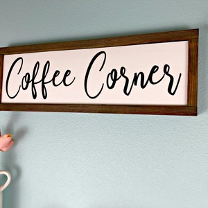Coffee Corner Sign - Coffee Bar Sign - Coffee Bar Decor -coffee Decor ...