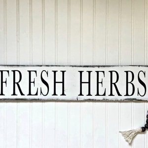 Fresh Herbs Sign | Herb Sign | Garden Sign | Farmhouse Sign - Etsy