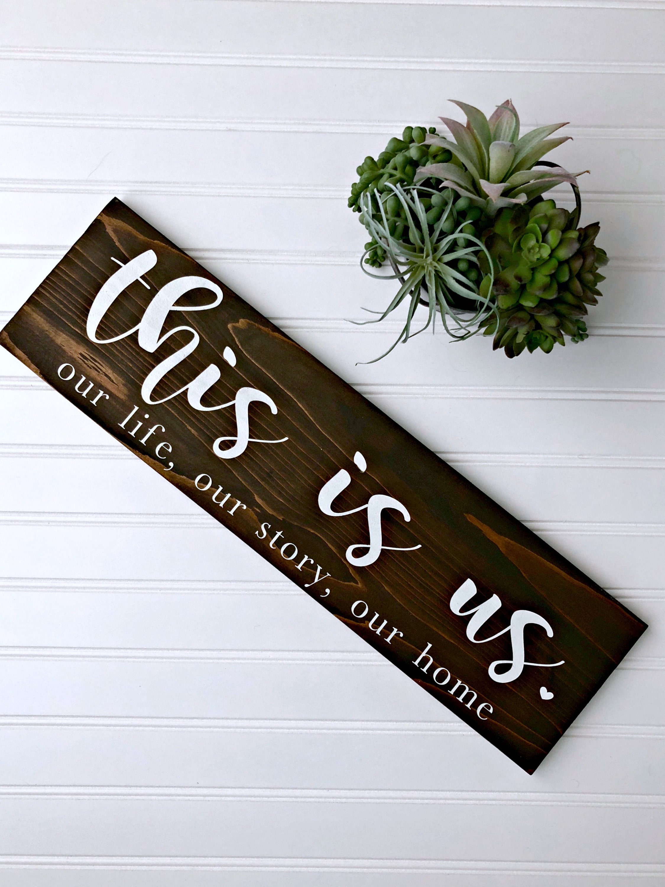 This is Us Sign Our Life Our Story Our Home Family Sign - Etsy