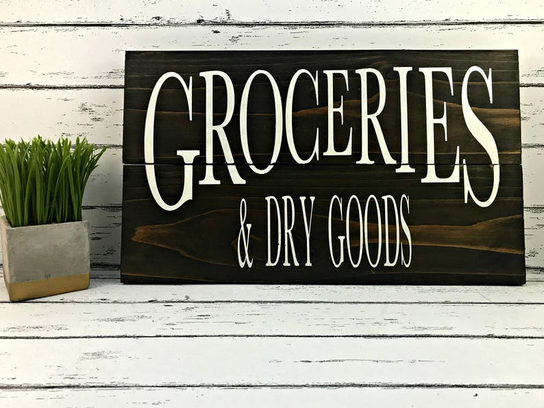 Groceries and Dry Goods Sign Market Sign Farmers Market Sign - Etsy
