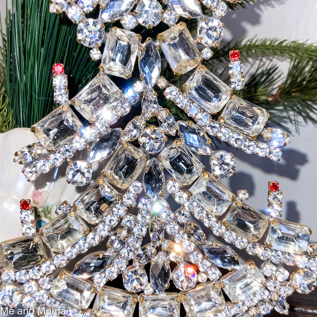 Czech Tree Vintage Rhinestone Christmas Tree Brilliant - Etsy