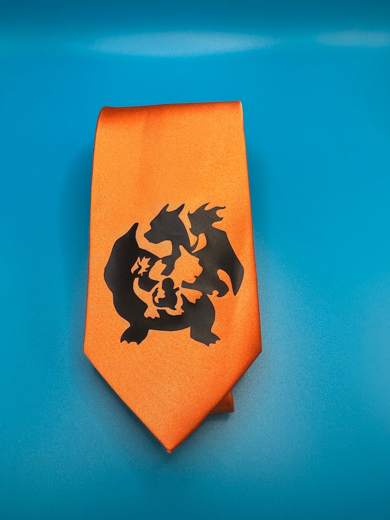 Charizard Evolution Pokemon Inspired Tie - Etsy