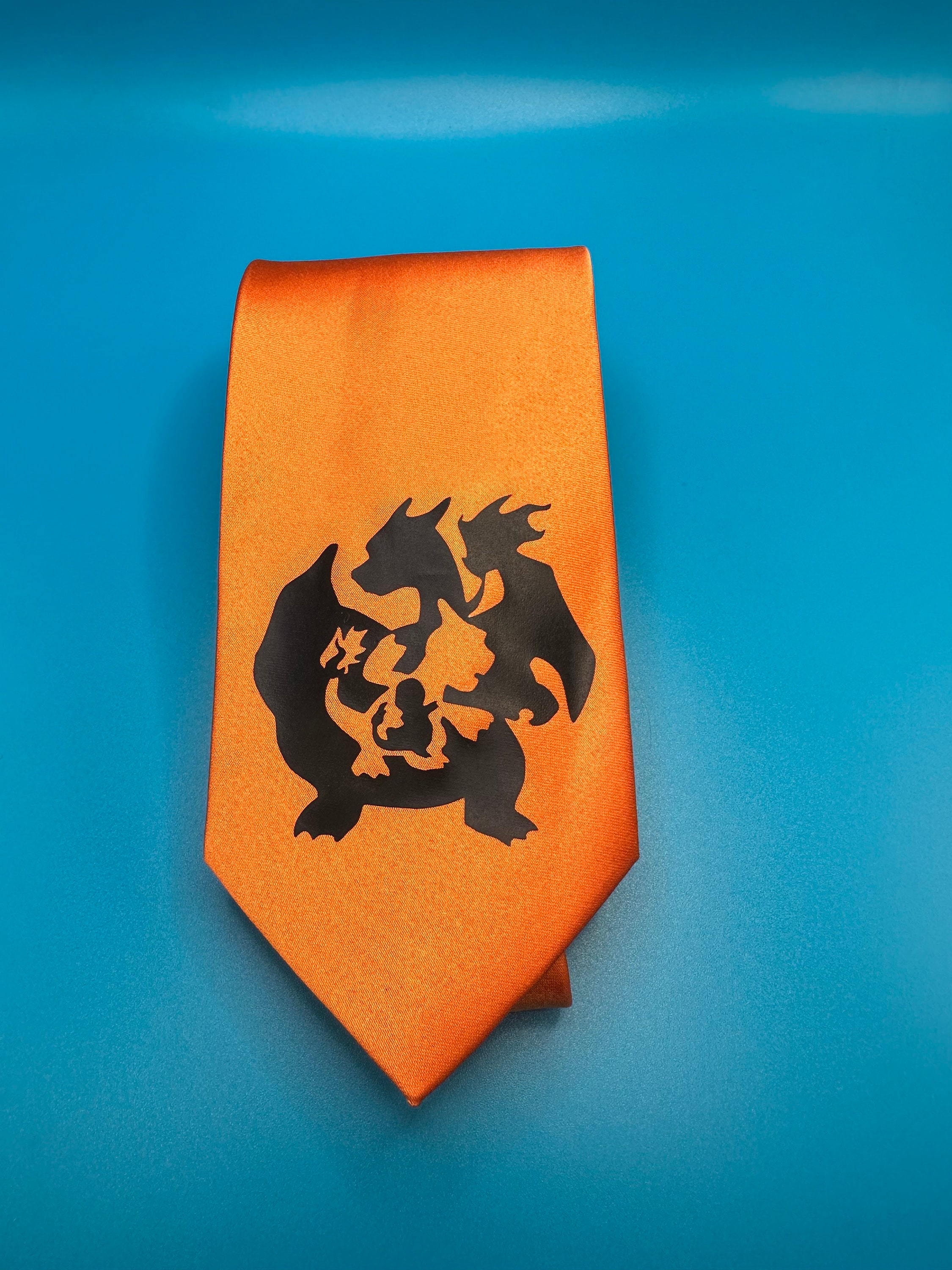 Charizard Evolution Pokemon Inspired Tie - Etsy