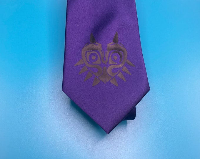 Zelda Majoras Mask Inspired Tie - Etsy