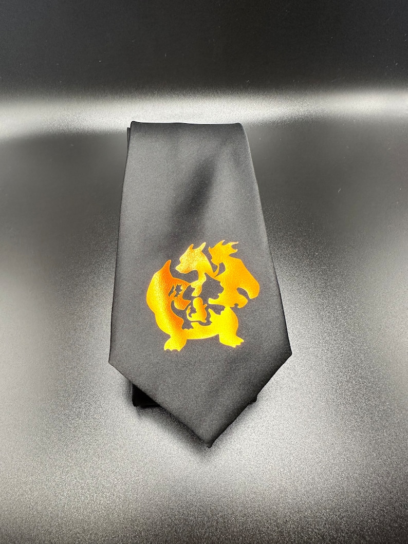 Charizard Evolution Pokemon Inspired Tie - Etsy