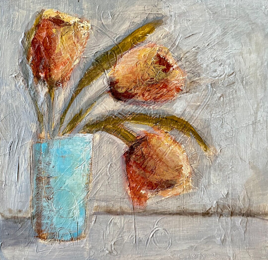 Abstract Tulips - Etsy
