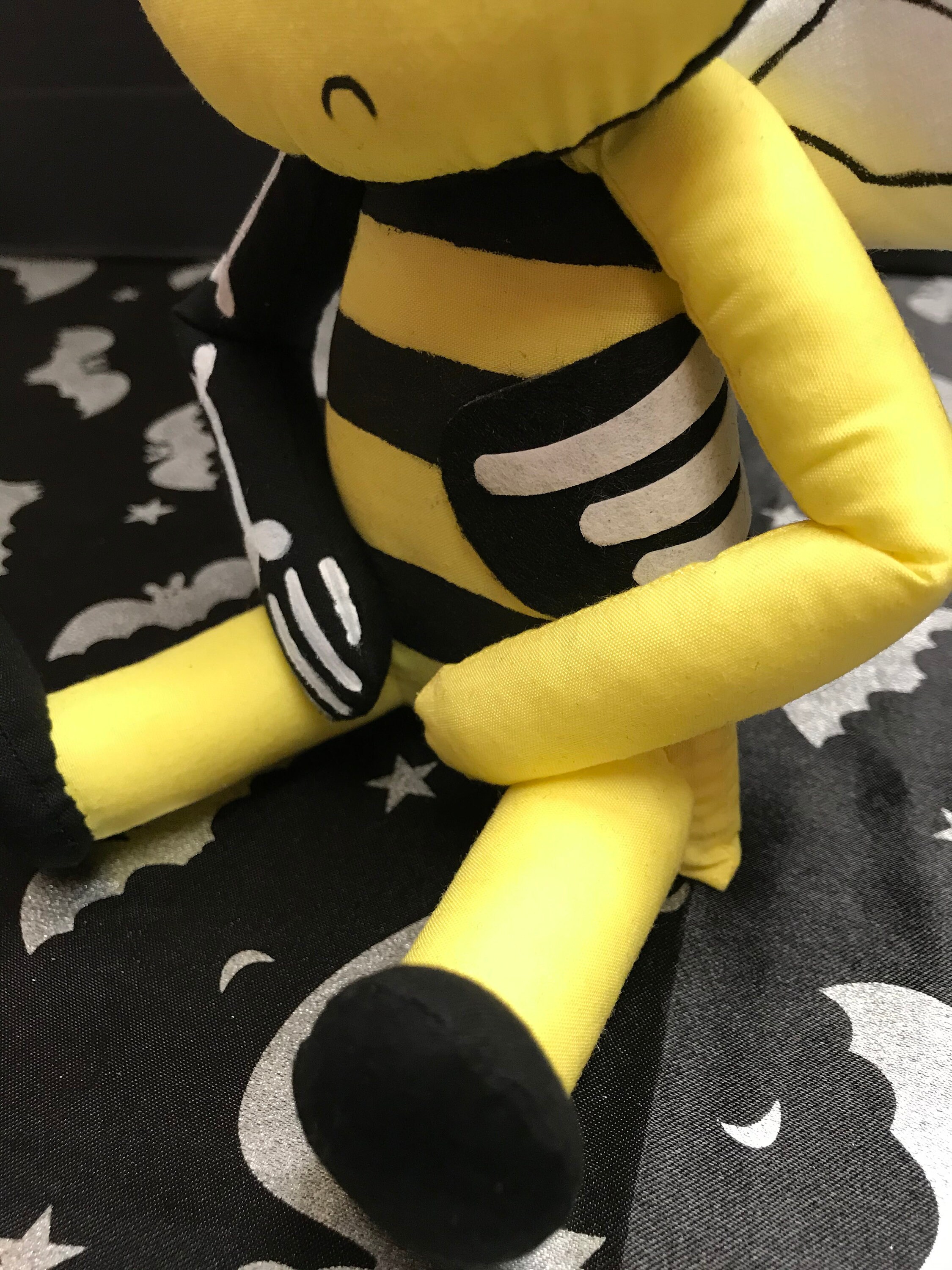 Zom-bee Art Doll Creepy Cute Gothic Bee Gothic Homeware - Etsy