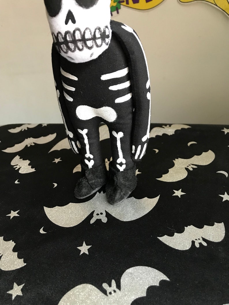 Skeleton Plushie Doll Halloween Doll Gothic Doll Horror - Etsy
