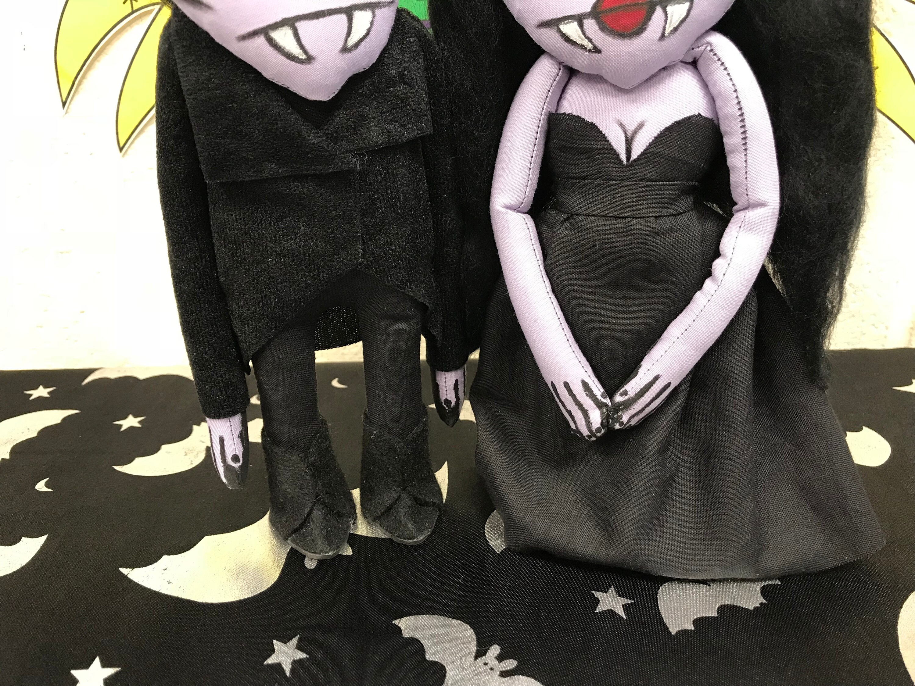 Gothic Vampire Dolls Halloween Home Gothic Art Dolls Horror | Etsy