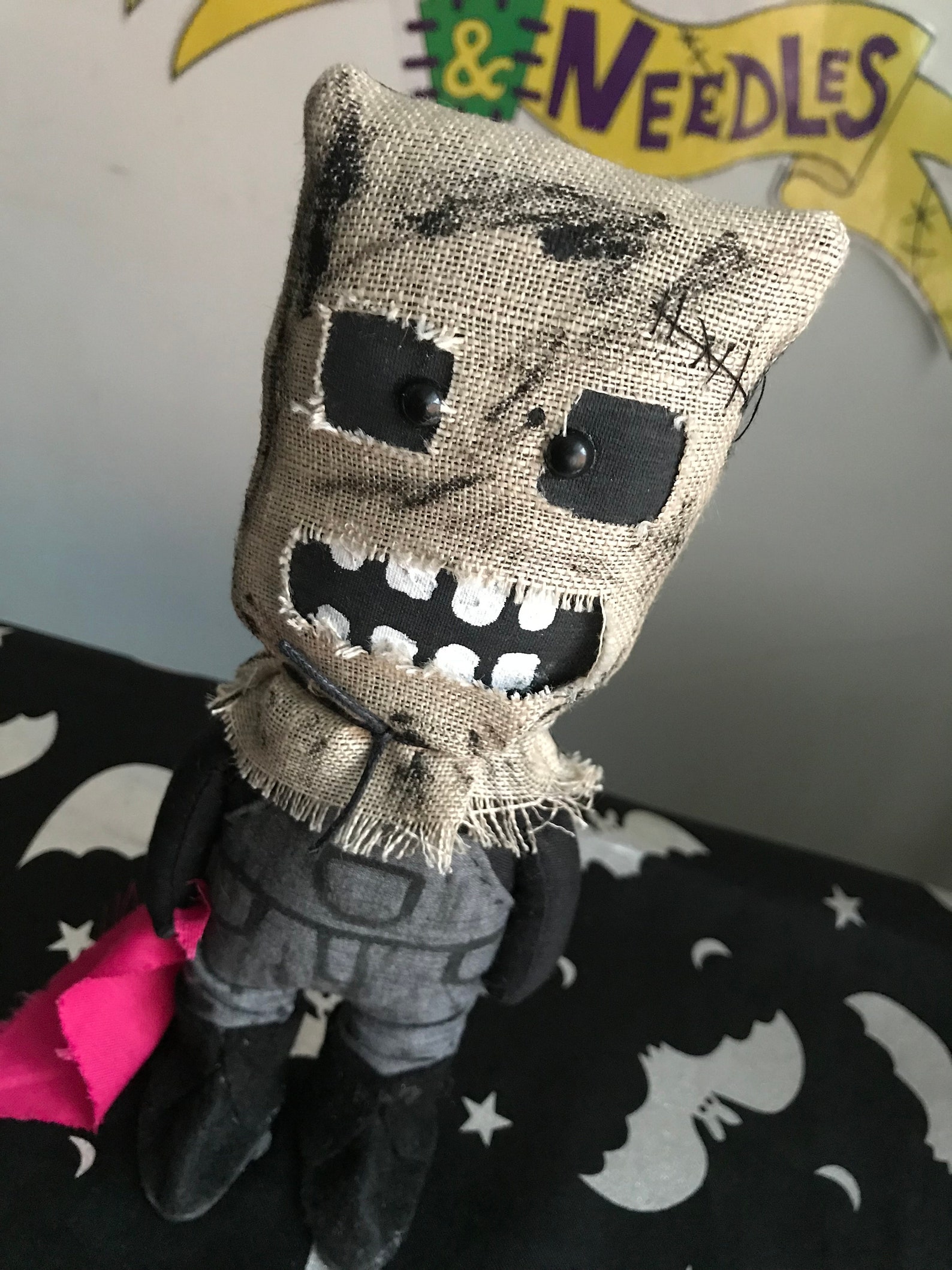 Creepy Sack Man Art Doll, Creepy Cute, Scarecrow Doll, Creepy Doll ...