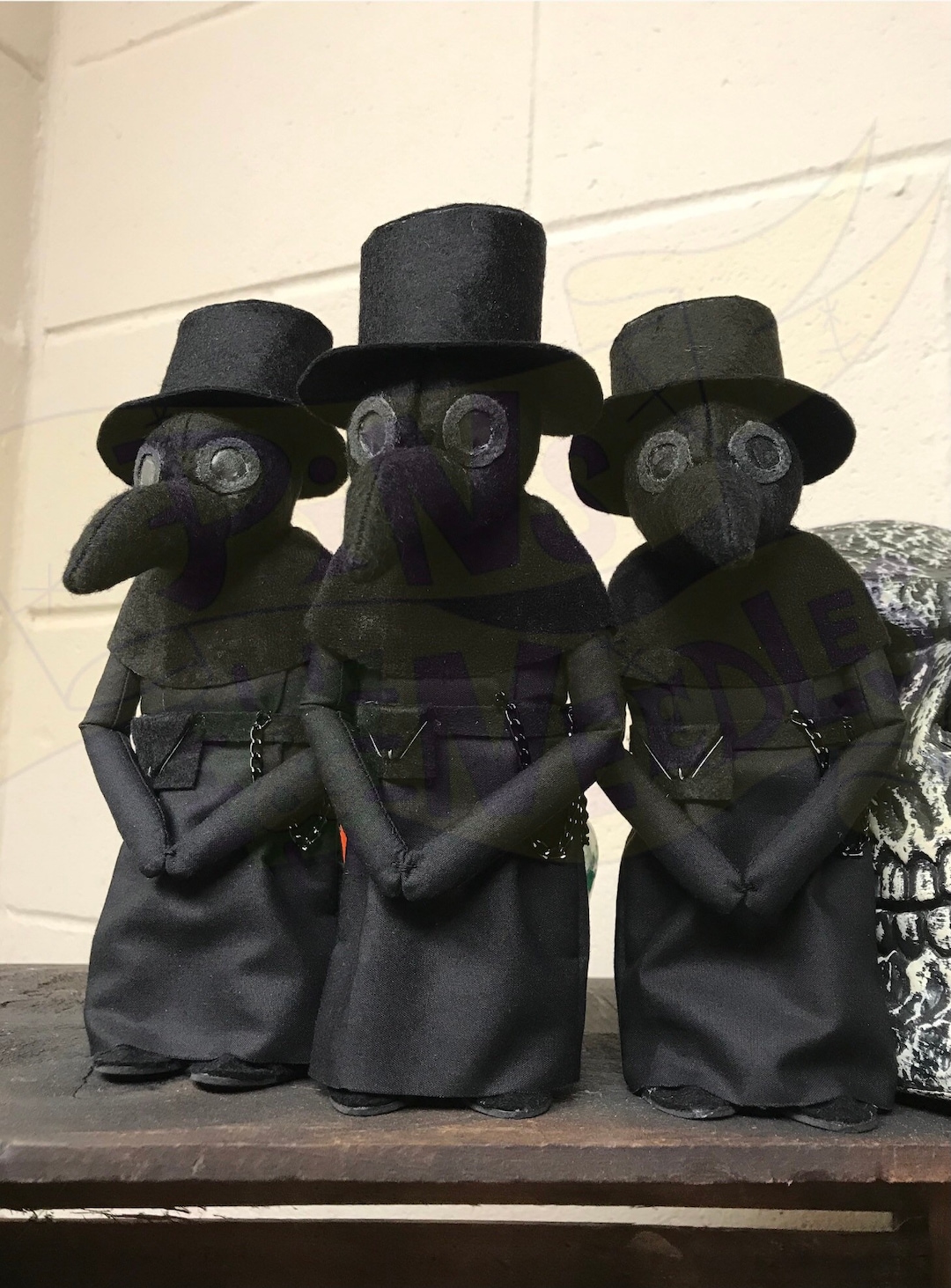 Plague Doctor Art Doll, Creepy Cute, Plague Doll, Horror Art Doll ...