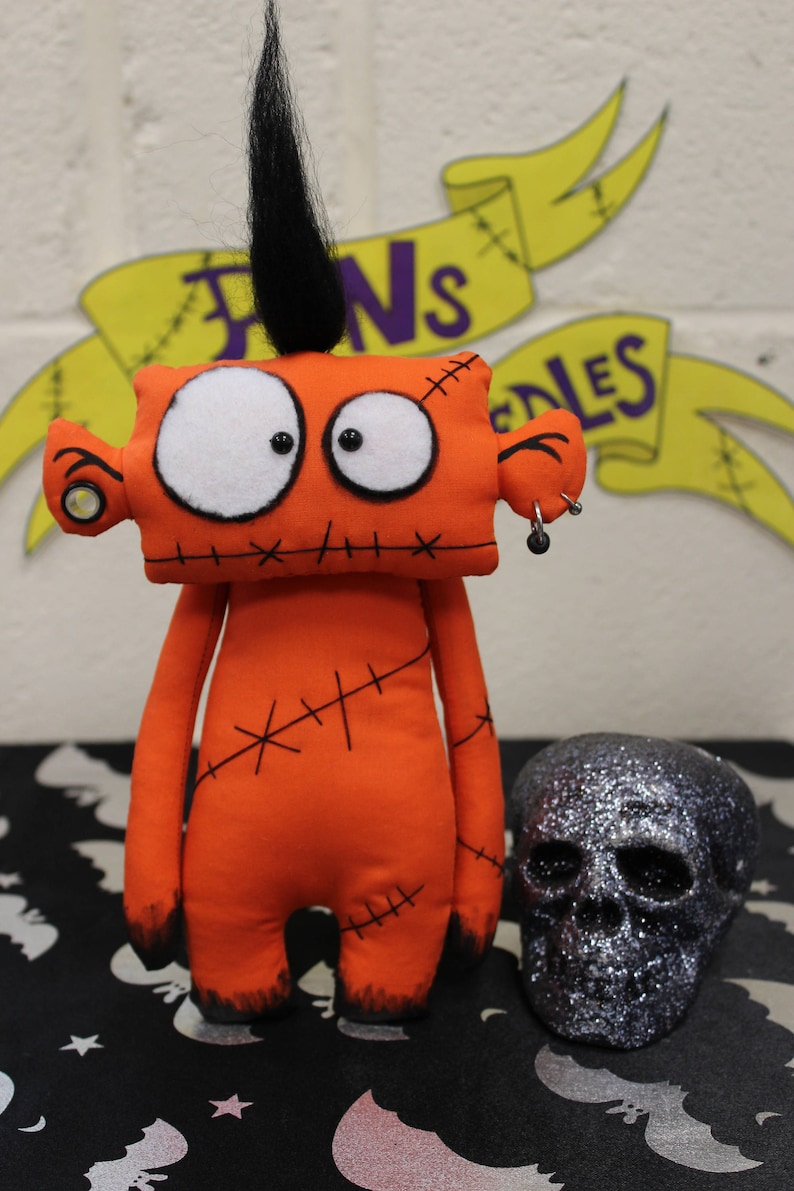 Creepy Cute Monster, Horror Art Doll, Horror Plushie, Scary Cute ...