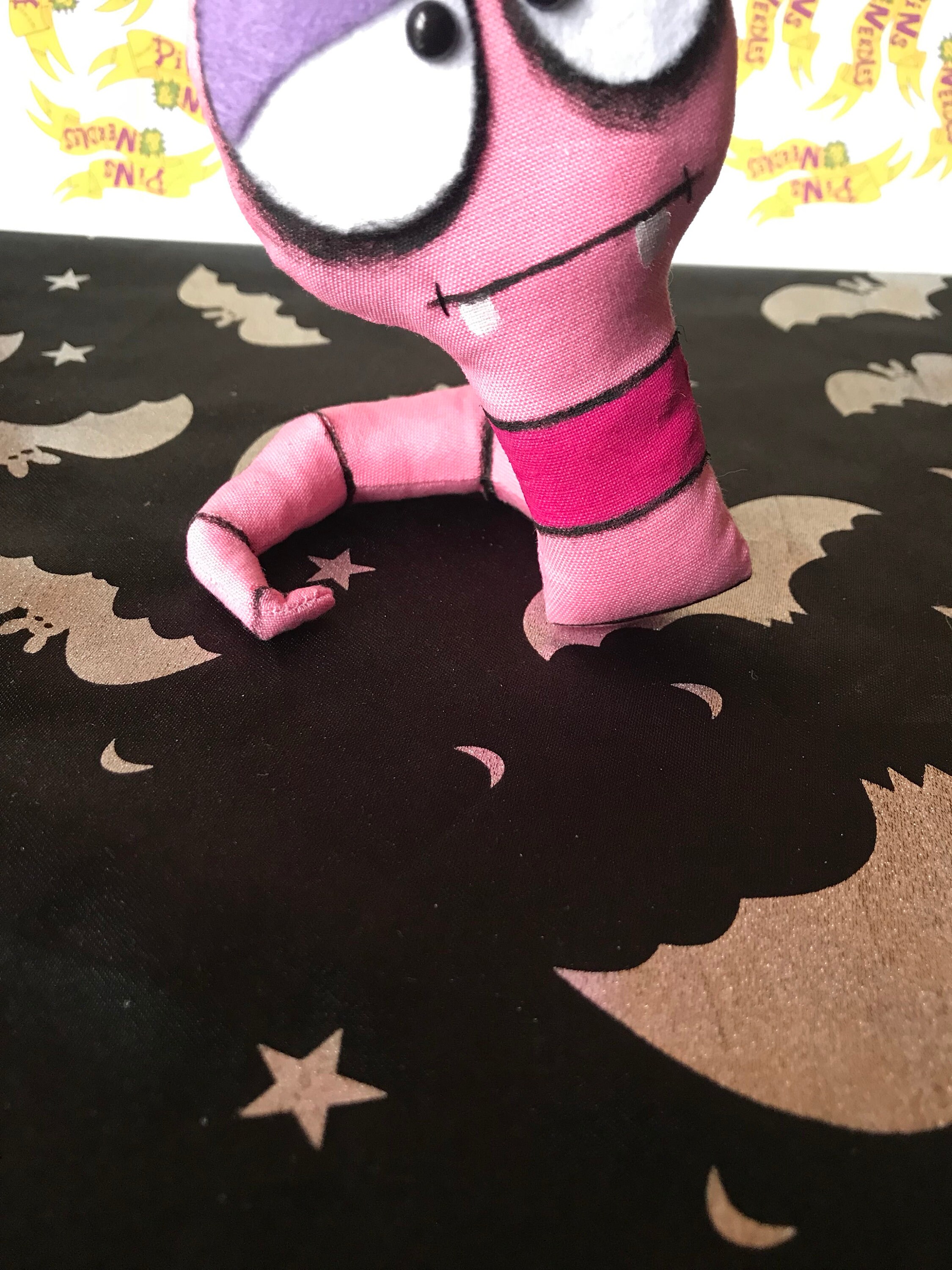 Mini Lazy Worm Gothic Doll Sleepy Worm Gothic Homeware | Etsy UK