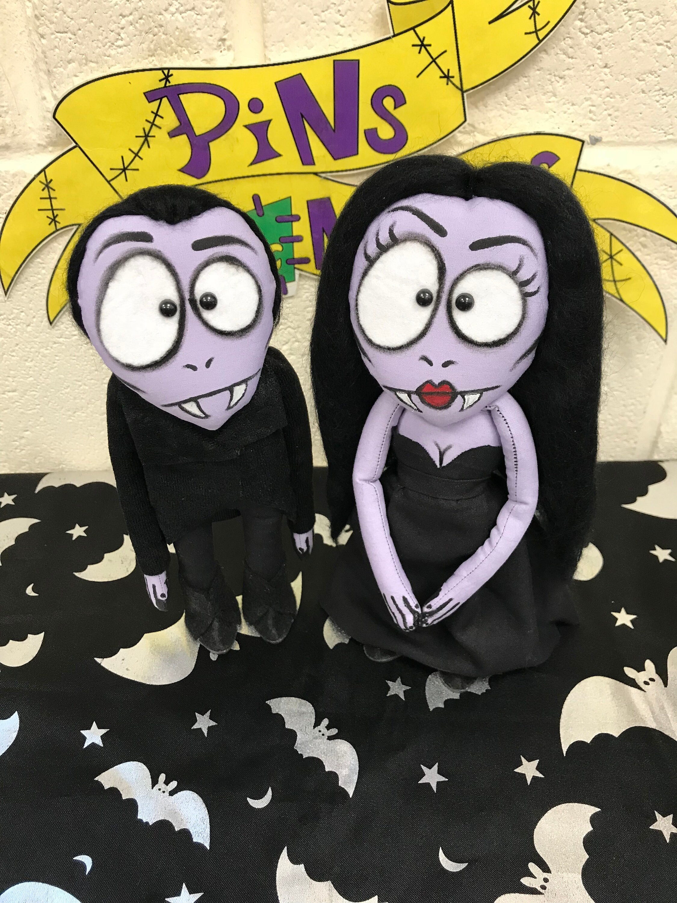 Gothic Vampire Dolls Halloween Home Gothic Art Dolls Horror | Etsy