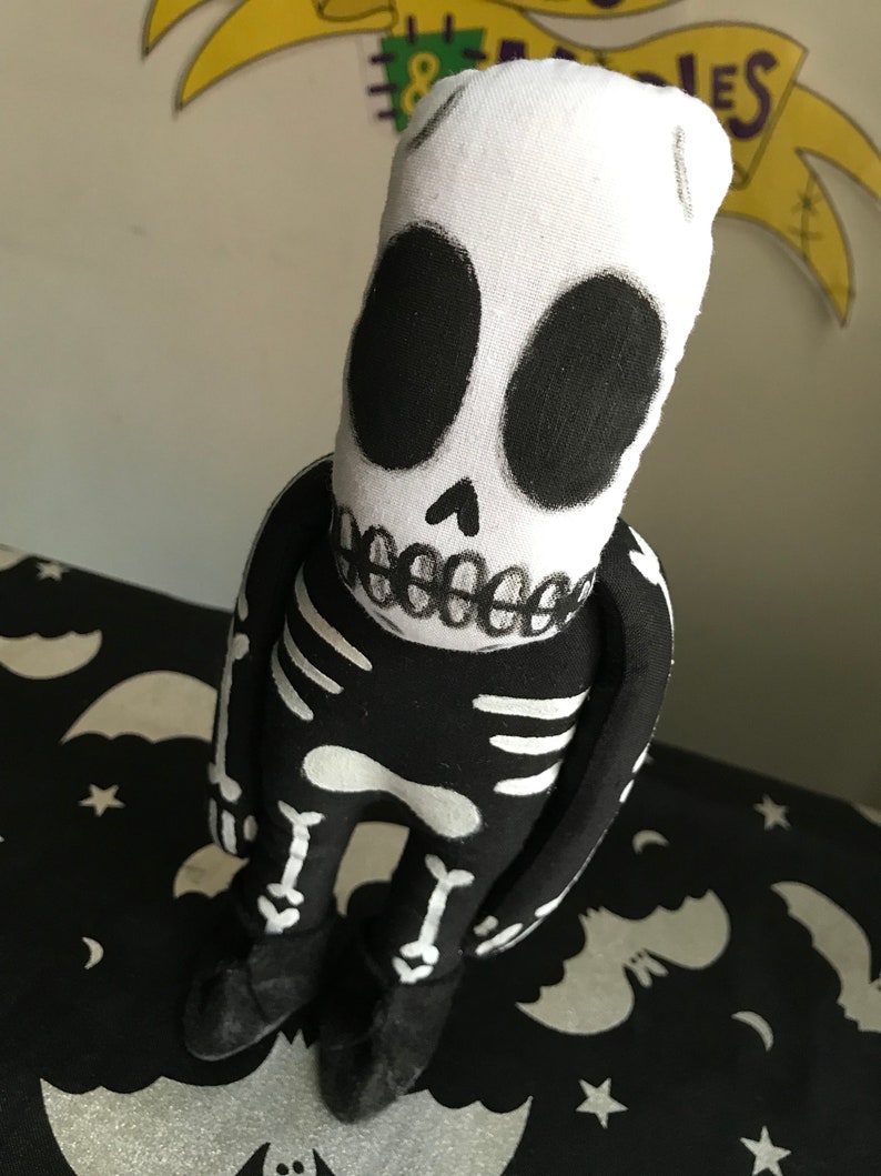 Skeleton Plushie Doll Halloween Doll Gothic Doll Horror - Etsy