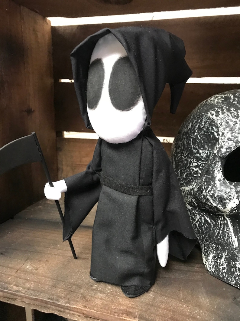 Mini Reaper Doll Grim Reaper Art Doll Halloween Homeware | Etsy