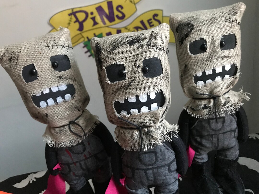 Creepy Sack Man Art Doll, Creepy Cute, Scarecrow Doll, Creepy Doll ...