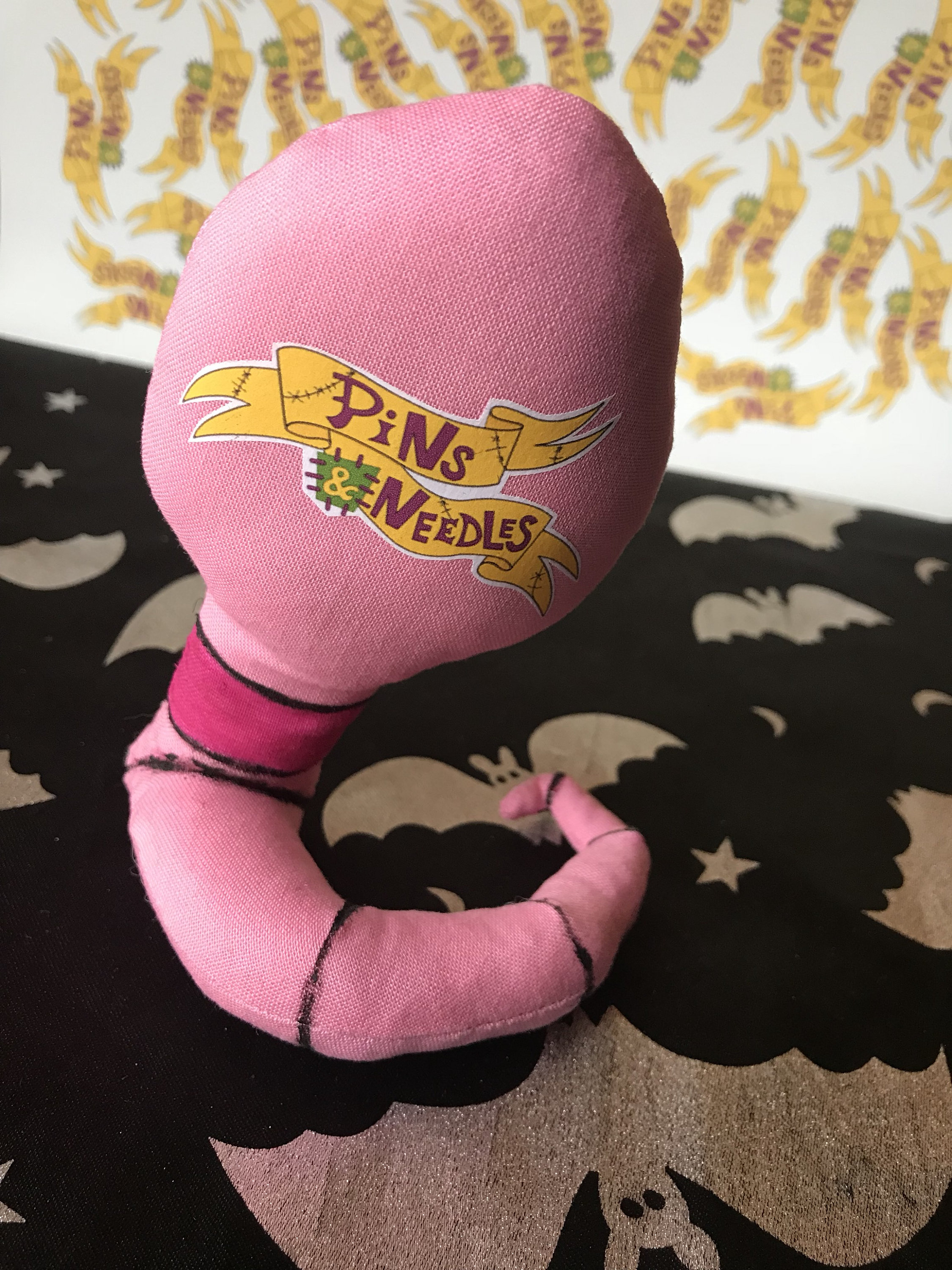 Mini Lazy Worm Gothic Doll Sleepy Worm Gothic Homeware | Etsy UK