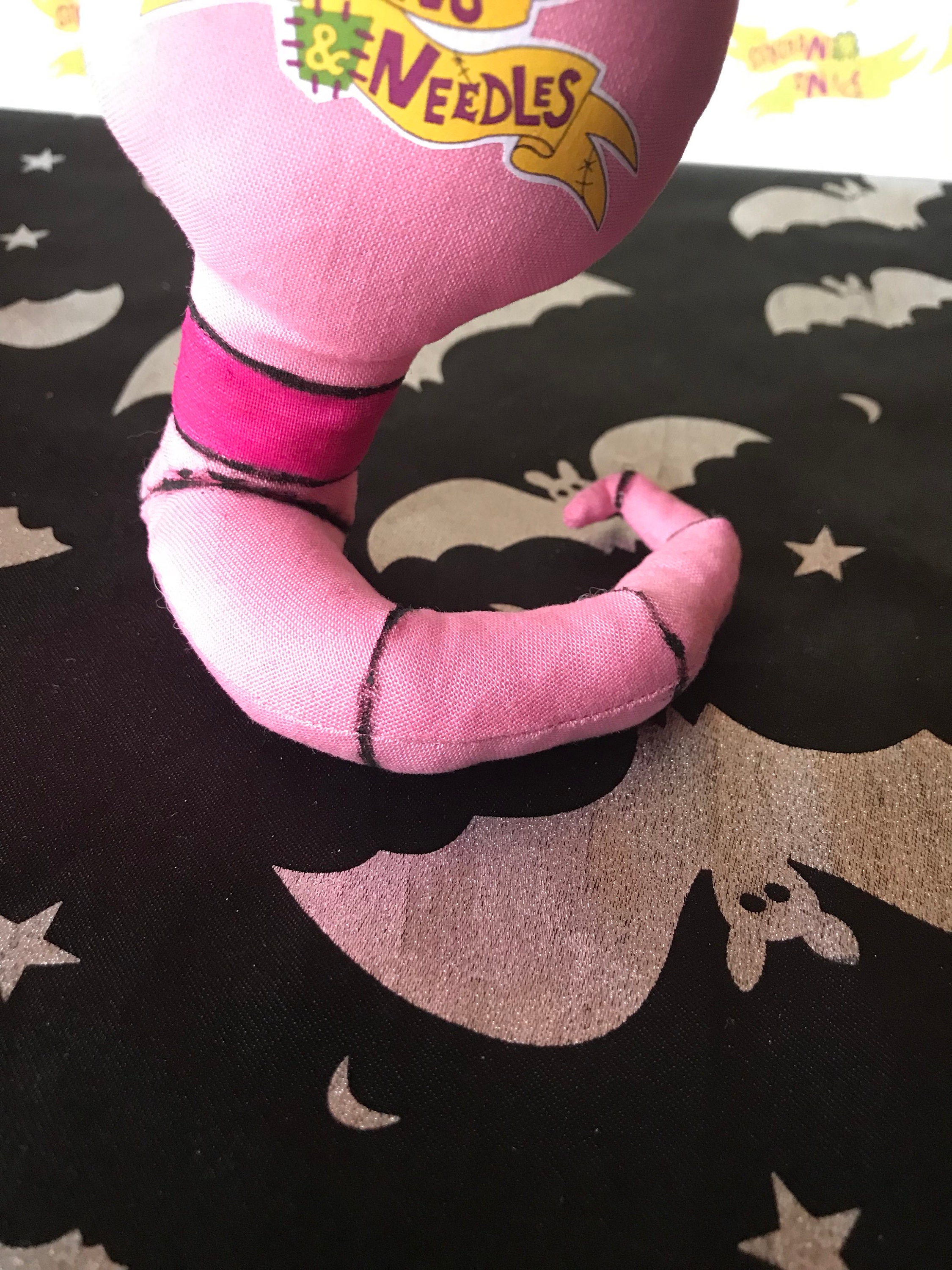 Mini Lazy Worm Gothic Doll Sleepy Worm Gothic Homeware | Etsy UK