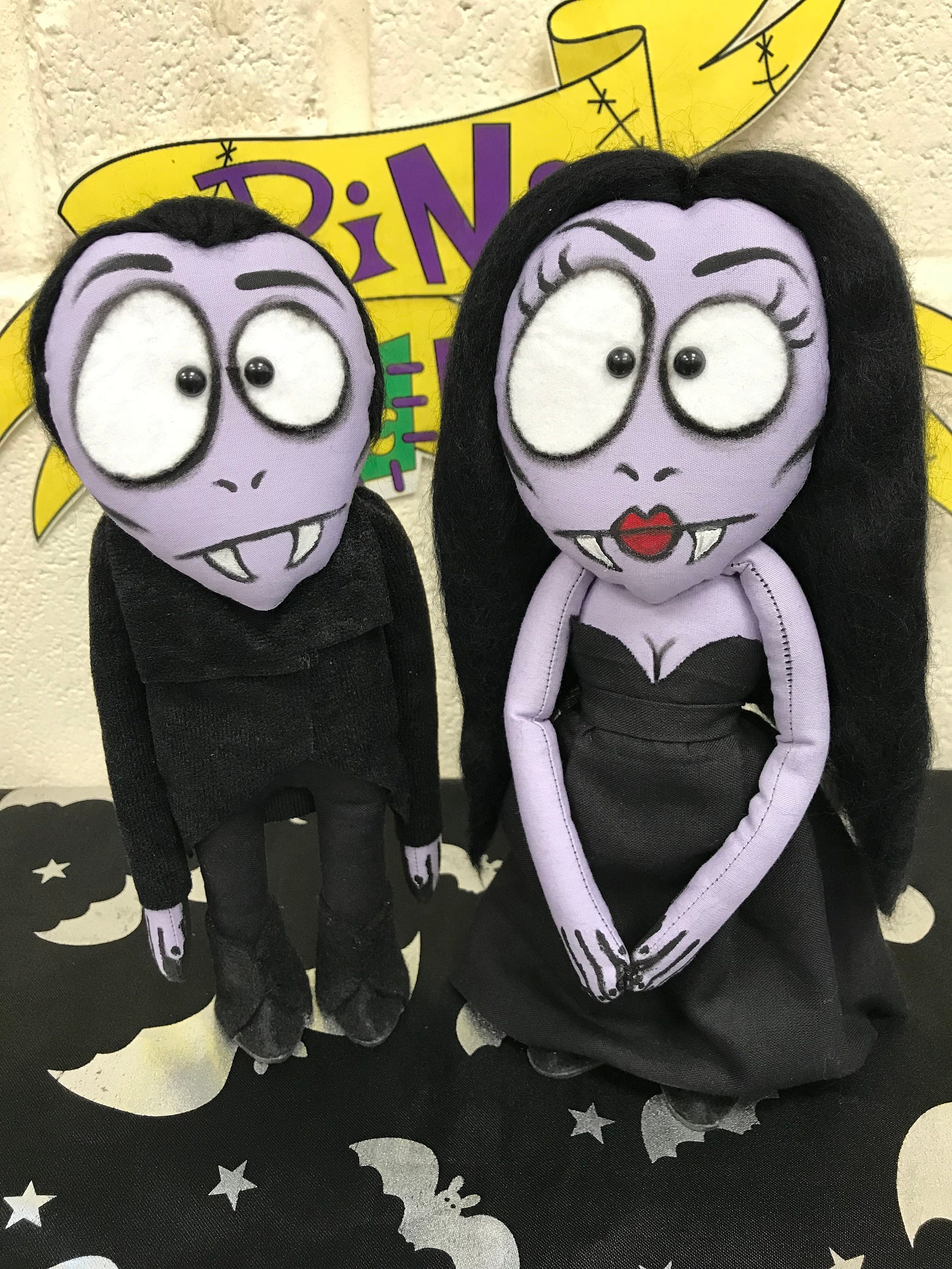 Gothic Vampire Dolls Halloween Home Gothic Art Dolls Horror | Etsy