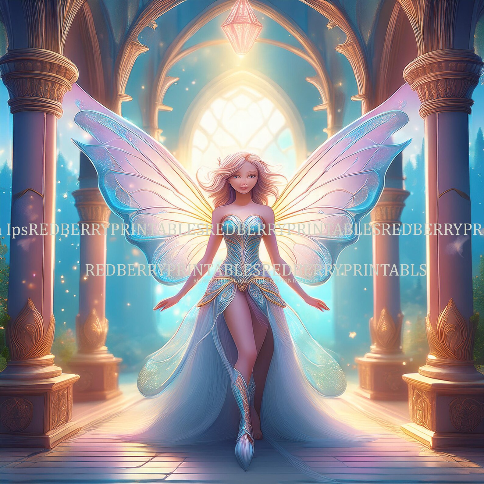 Fairy Clipart Pack Number 3. 8 Beautiful Images of Single Fairies in ...