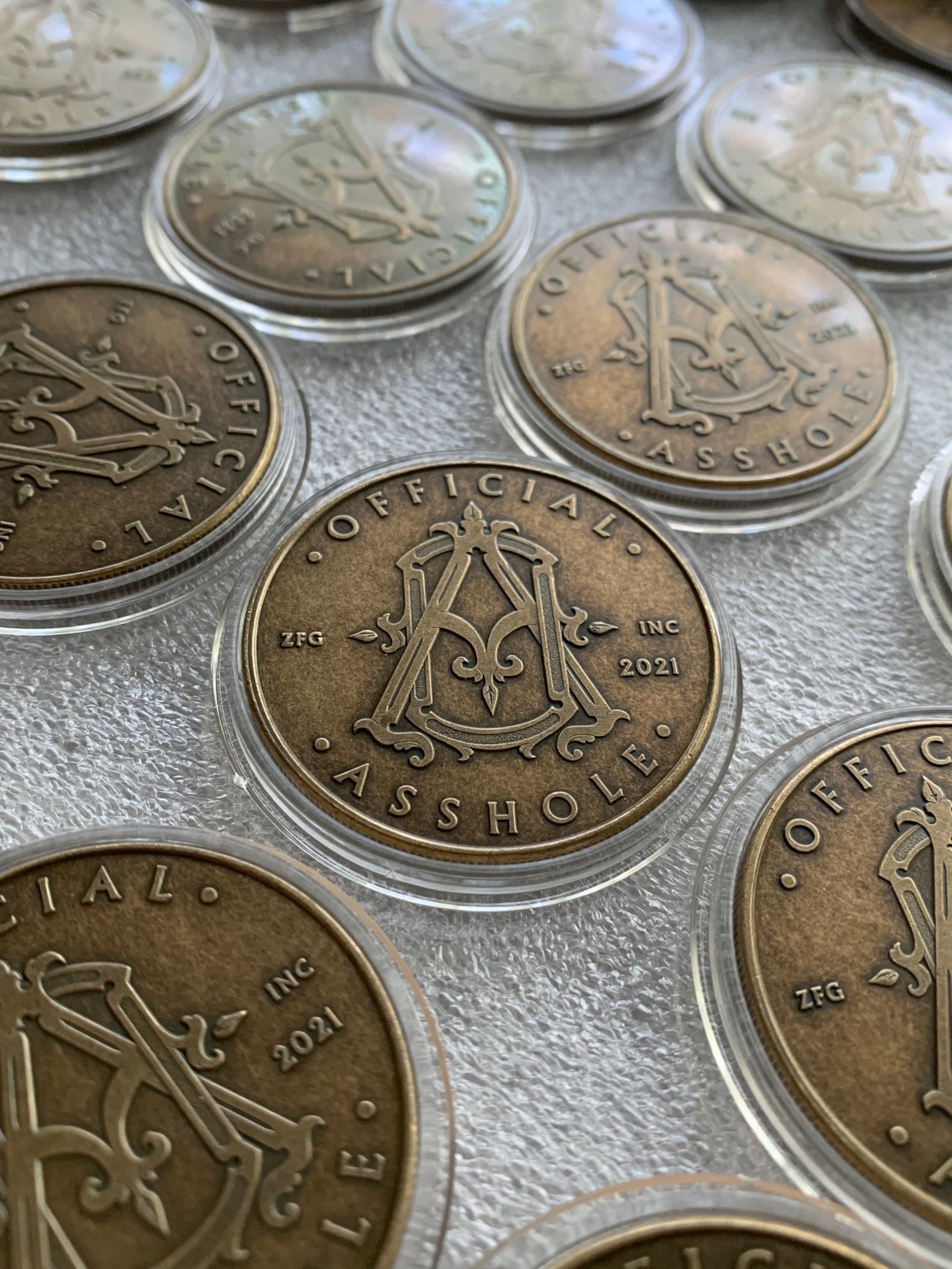 Official Asshole Coin by ZFG Inc./zero Fucks Coin™ - Etsy