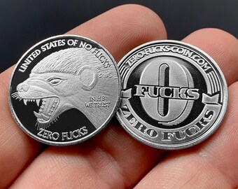 Honey Badger Coin | Etsy