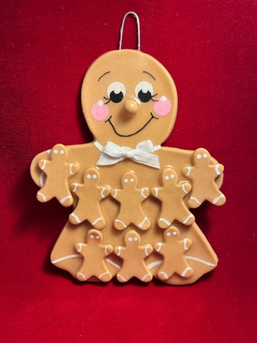 Large Gingerbread Family Christmas Ornament Personalized - Etsy