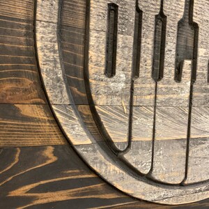 Team Logo Carved in Wood - Etsy