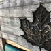 Reclaimed Maple Leaf Carved in Wood - Etsy