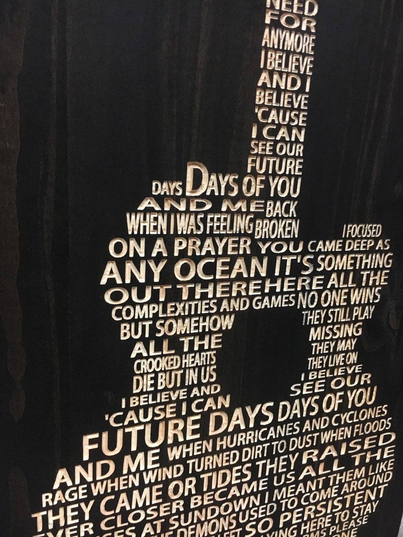Pearl Jam Future Days Carved in Wood | Etsy Pearl Jam Future Days Carved in Wood | Etsy