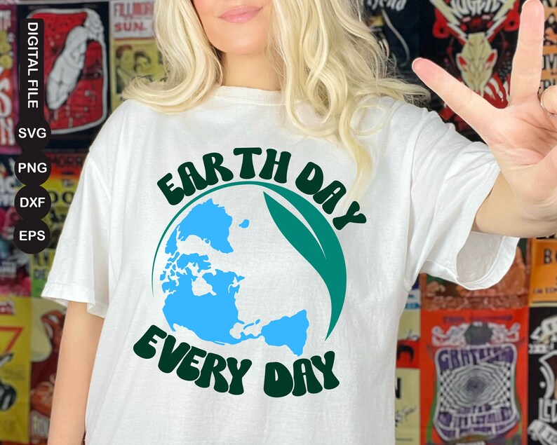 Earth Day Kids Every Day Svg Mother Earth Save the Earth Svg ...