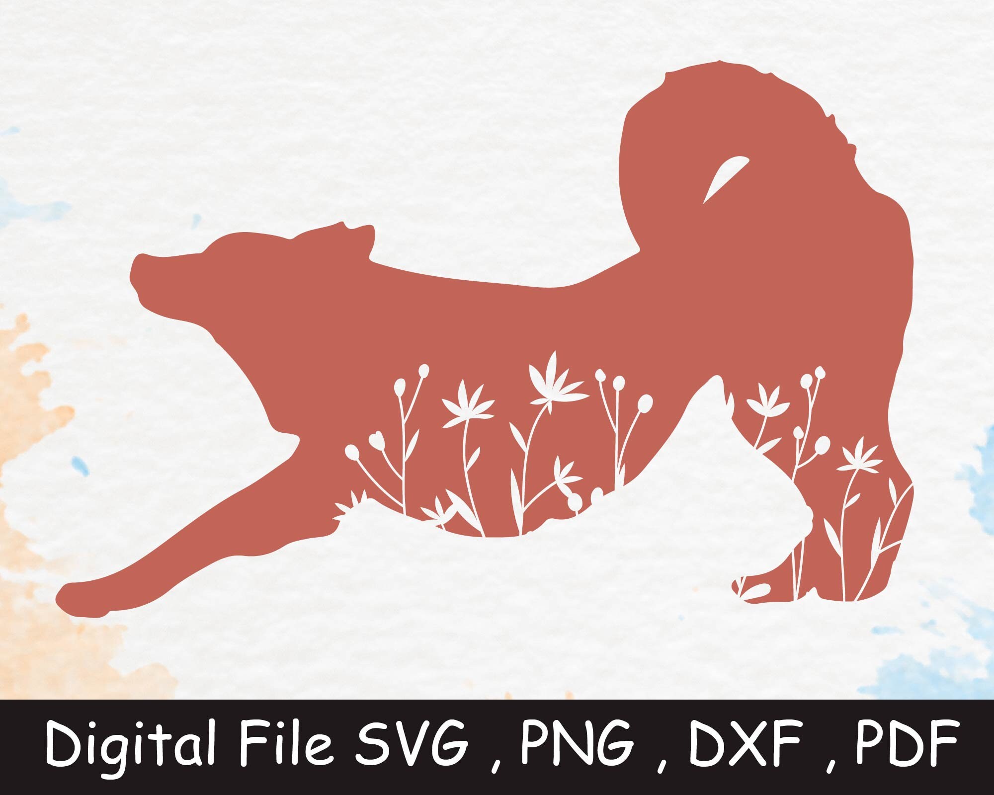 Siberian Husky SVG DXF PDF png Perro Mandala Zentangle svg Perro ...