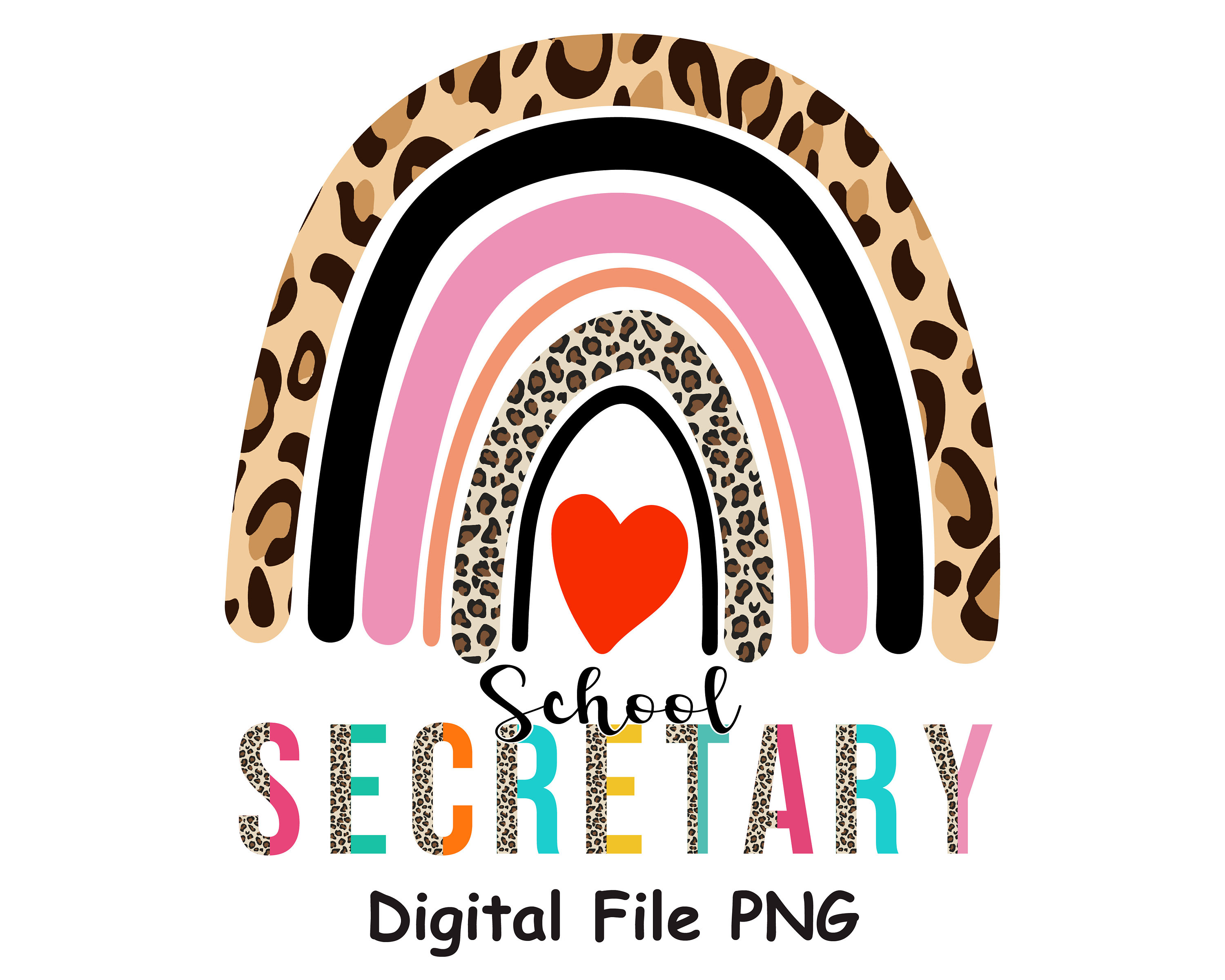 Rainbow School Secretary PNG Back to School, Elementary School Open ...