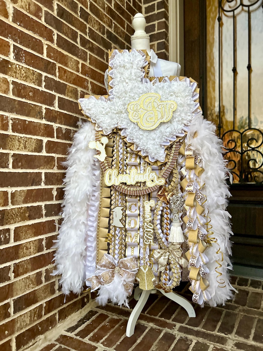 Custom Made Mega Texas Homecoming Mum, Texas Mum, Homecoming Mum ...