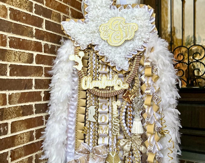 Small Texas Homecoming Mum - Etsy