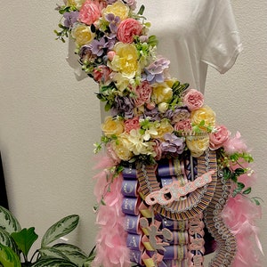 Flower Sash Homecoming Mum, Silk Flower Sash Mum Senior Homecoming Mum ...