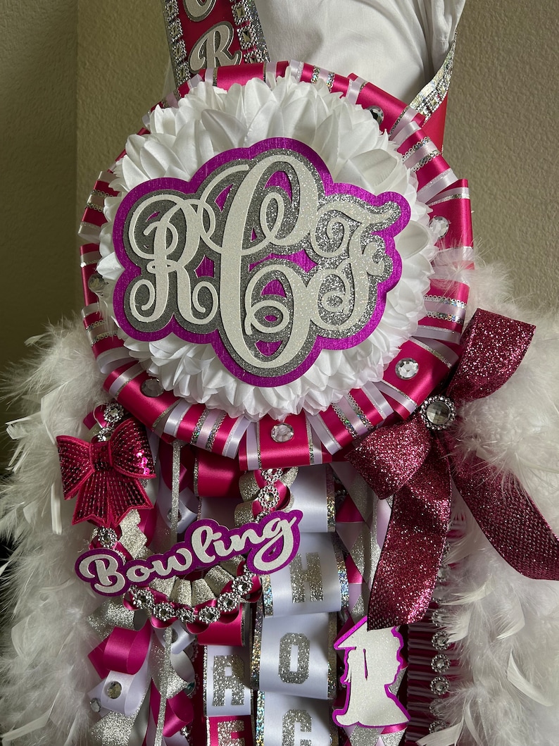 Ribbon Sash Homecoming Mum- PPLEASE Inbox Me Before Purchase for ...
