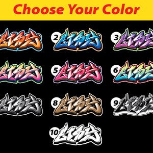 Personalized Custom Graffiti Name Design SVG Digital Download File ...