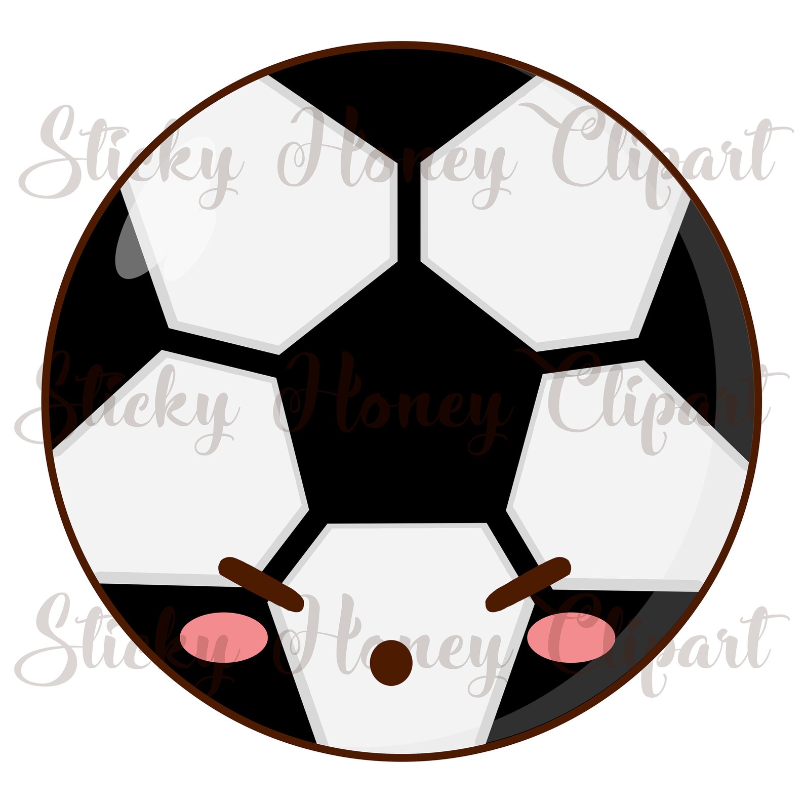 Sports Clipart Kawaii Sports Clipart Cute Sports Basketball Clipart ...