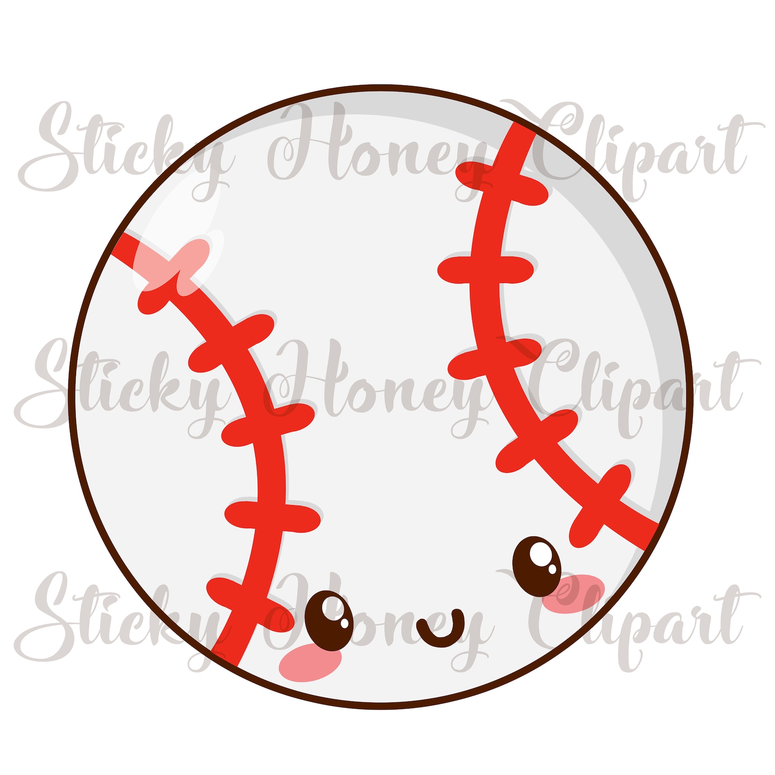 Sports Clipart Kawaii Sports Clipart Cute Sports Basketball Clipart ...