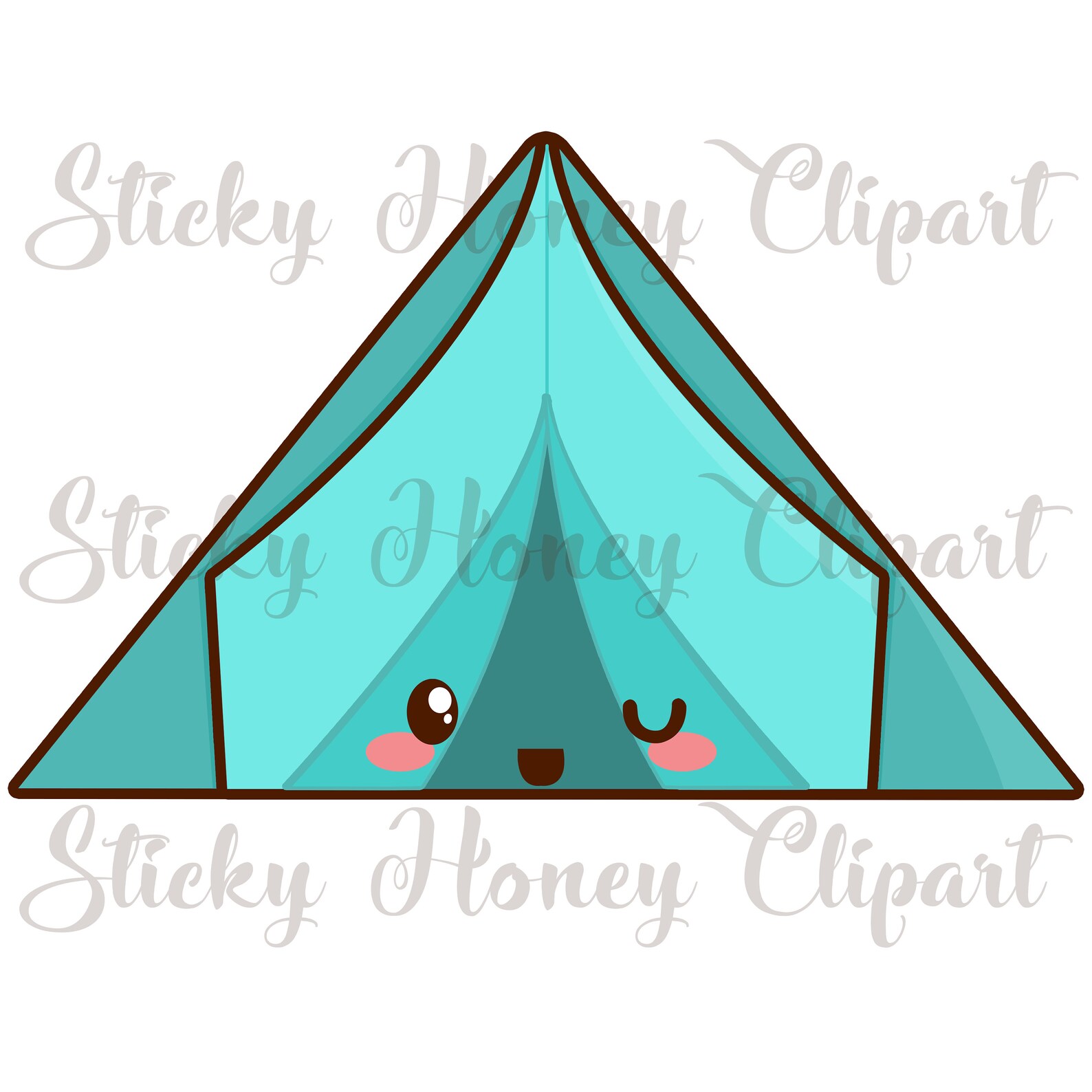 Camping Clipart Kawaii Camping Clipart Cute Camping Clipart Camping ...