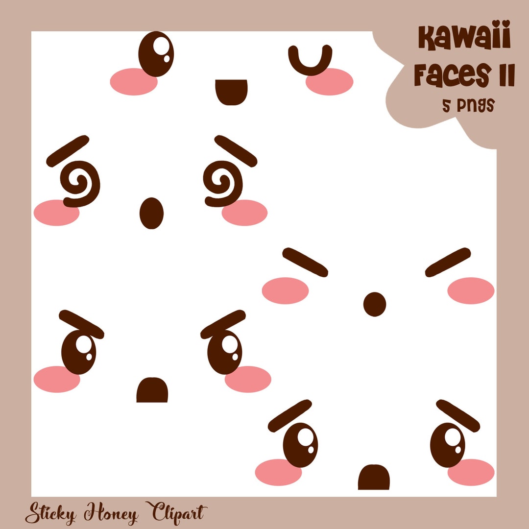 Kawaii Faces Clipart Faces Clipart Cute Faces Clipart Faces Clip Art ...