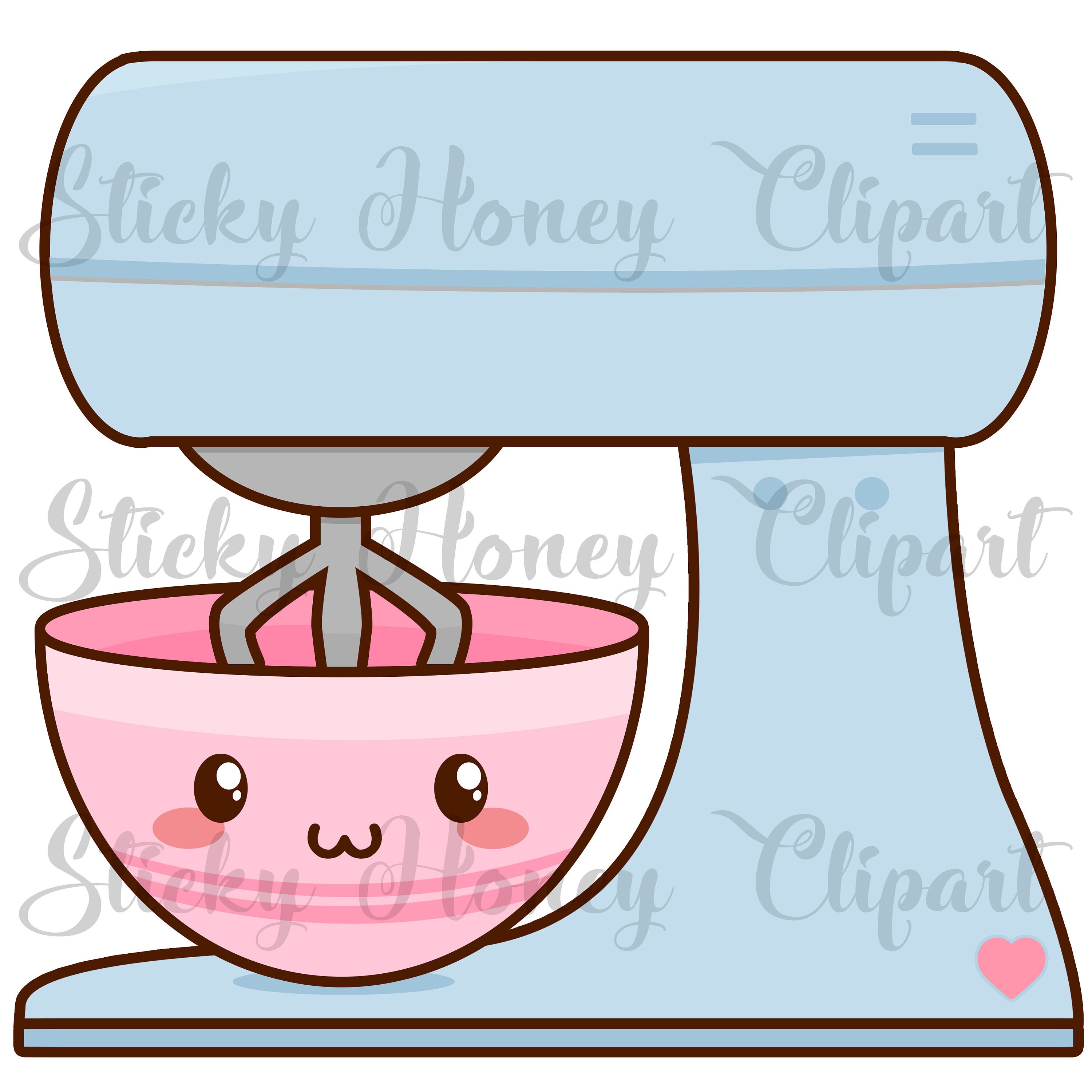 Baking Clipart Kawaii Baking Clipart Cute Baking Icons Kawaii Bake ...