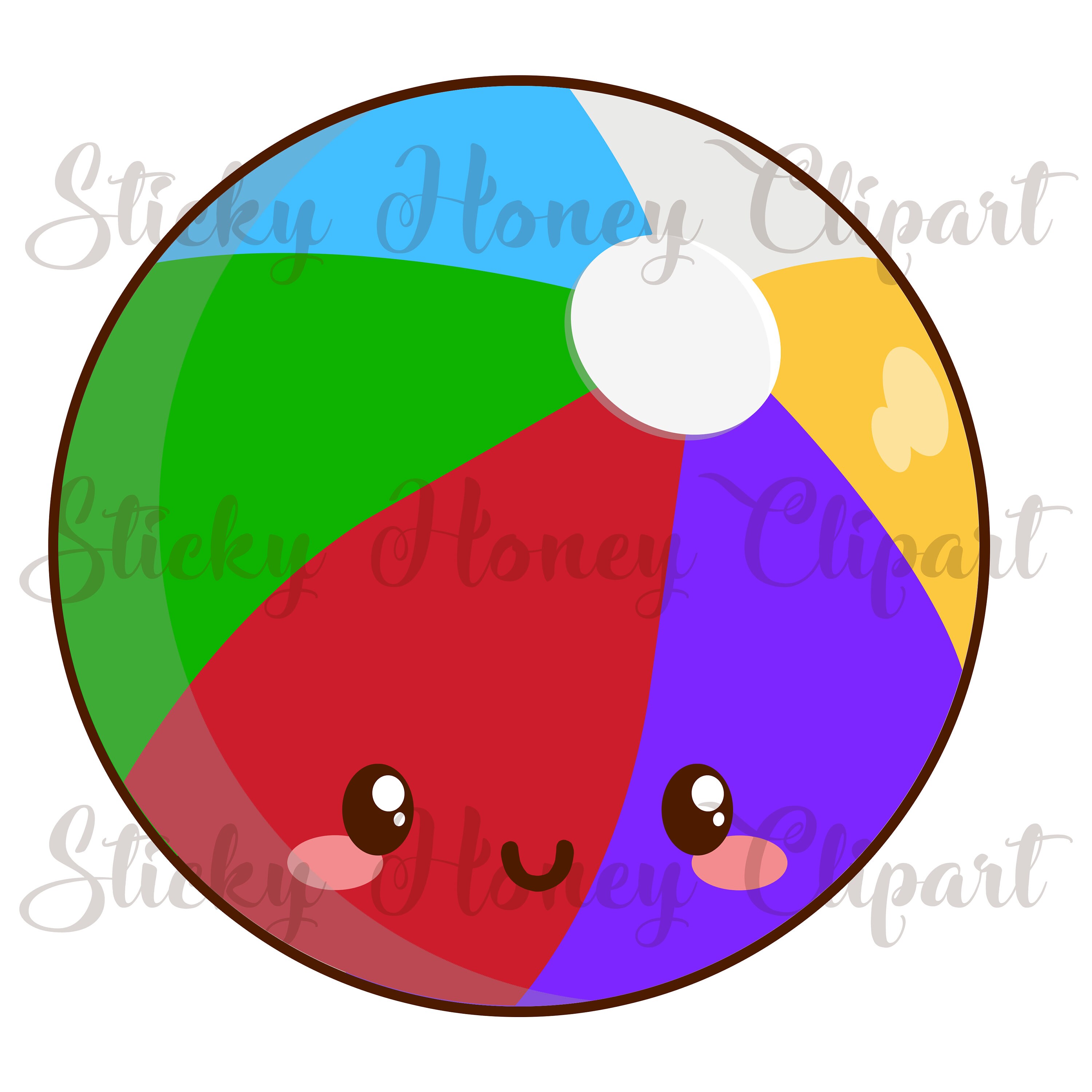 Beach Clipart Kawaii Beach Clipart Cute Beach Clipart Beach Clip art ...