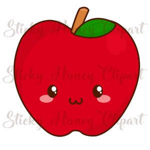 Fruit Clipart Kawaii Fruit Clipart Cute Fruit Fruit Clipart Fruit Clip ...