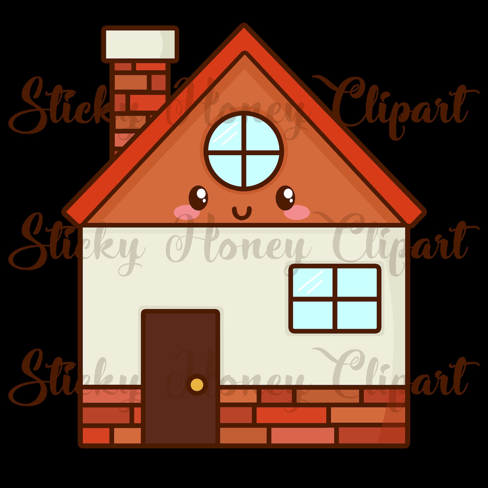 Home Clipart Kawaii Home Clipart Cute Home Icons Kawaii House Clipart ...