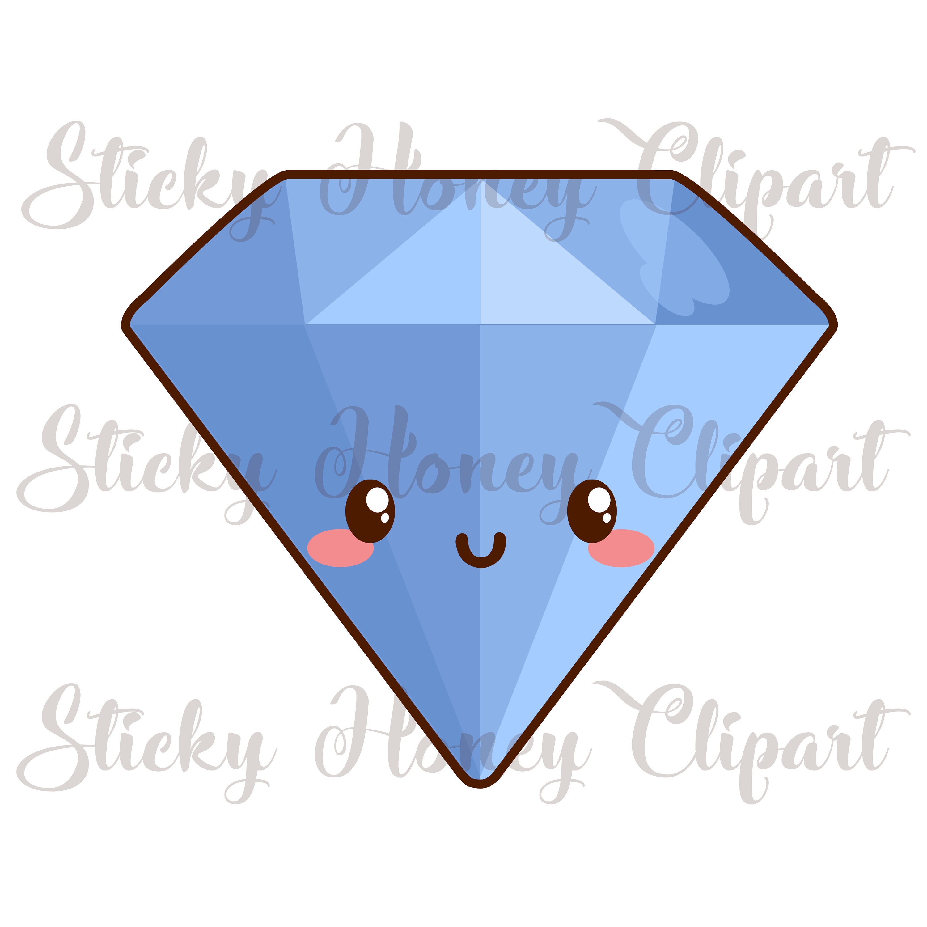 Gem Clipart Kawaii Gem Clipart Cute Gems Gem Clipart Gem Clip art Gem ...
